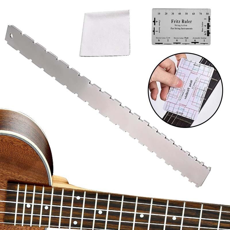 Jual Penggaris Fret Gitar Fret Ruler Untuk Gitar Straight Edge Fret ...