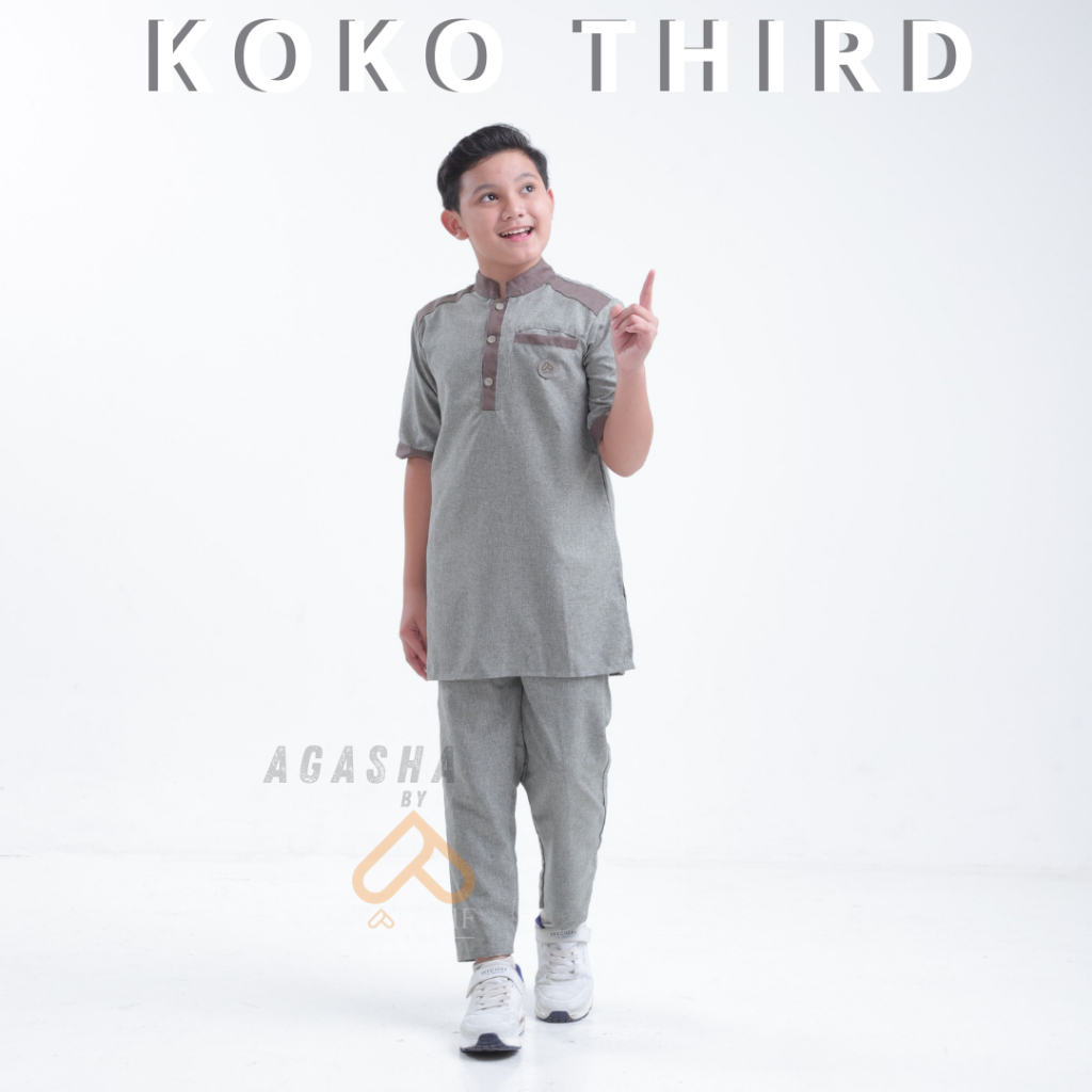 Jual Agasha – Set Kurta Laki Laki Koko Setelan Anak Katun Madinah usia ...