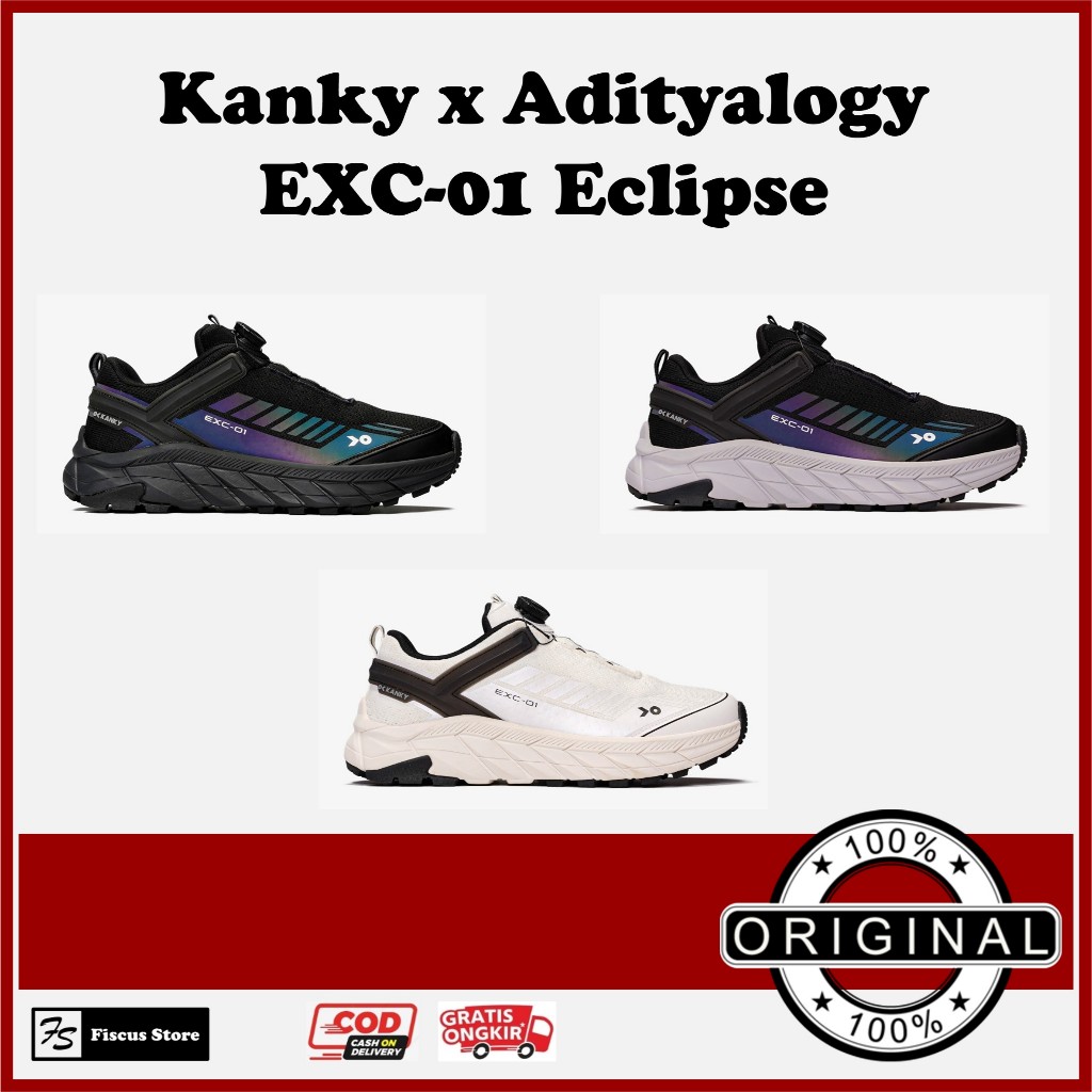 Jual [ORIGINAL] KANKY x ADITYALOGY (Soboyow) EXC-01 Eclipse - Sepatu ...