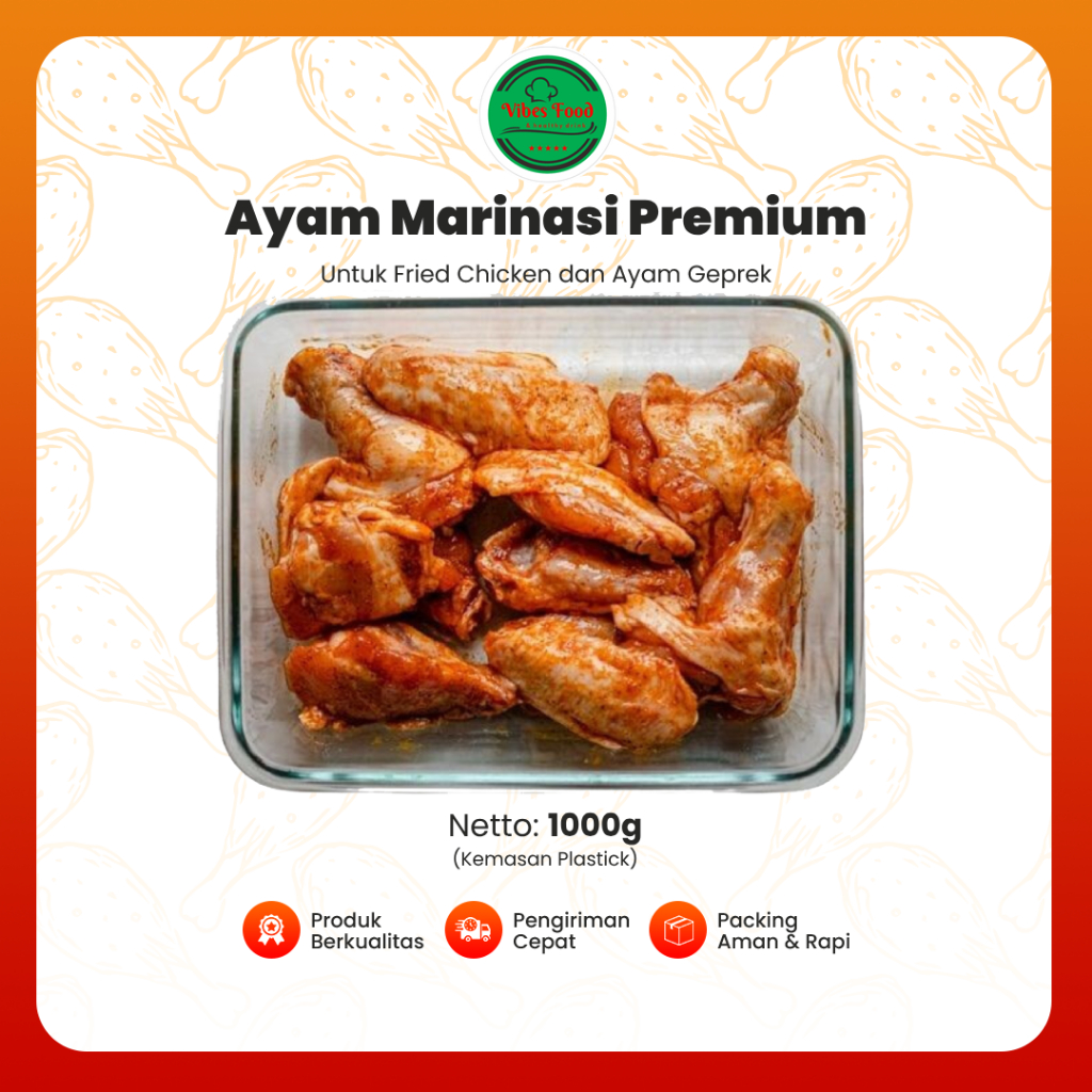 Jual [DIJAMIN ENAK] Ayam Marinasi KFC Premium Digunakan Brand Terkenal ...