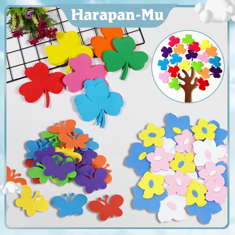 Jual Dekorasi Busa EVA Hiasan Dinding Kelas Dinding Kartun Bunga Stiker ...