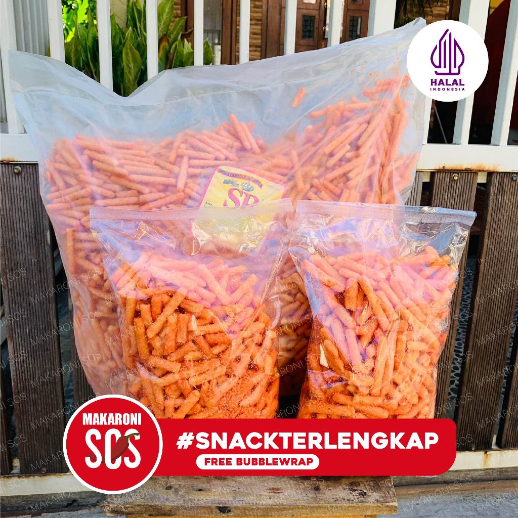 Jual 1 KG Stik Balado Pedas Terenak Termurah Terlengkap Makaroni SOS ...