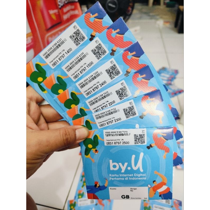 Jual PERDANA ByU no cantik Kalimantan isi 3gb | Shopee Indonesia