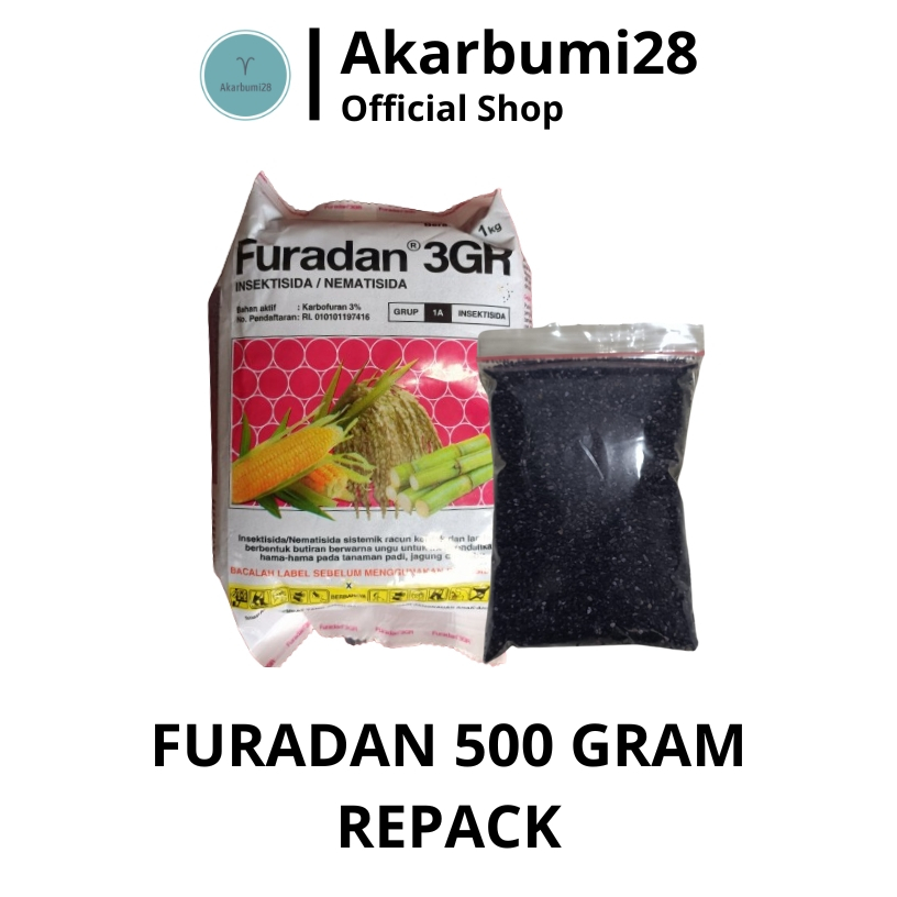 Jual INSEKTISIDA FURADAN 500 GRAM REPACK ORIGINAL PENGENDALI HAMA ...