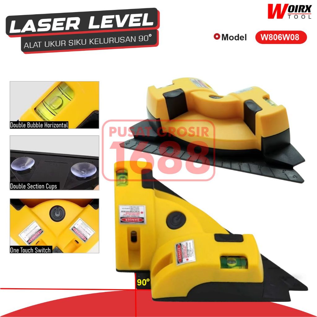 Jual Square Laser Line Laser Level Alat Ukur Siku Kelurusan Lantai ...