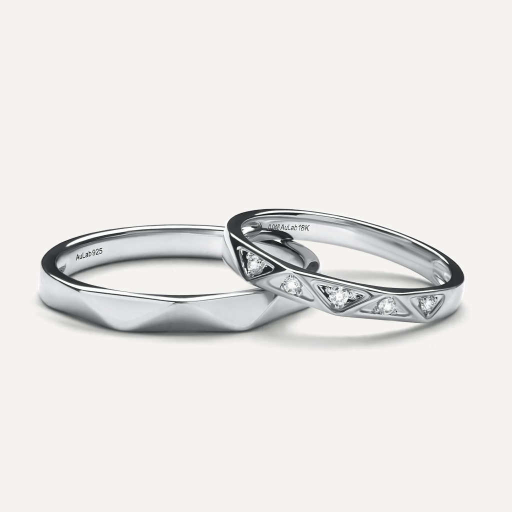 Jual Aurum Lab Wedding Diamond Ring 18K - Simon | Shopee Indonesia