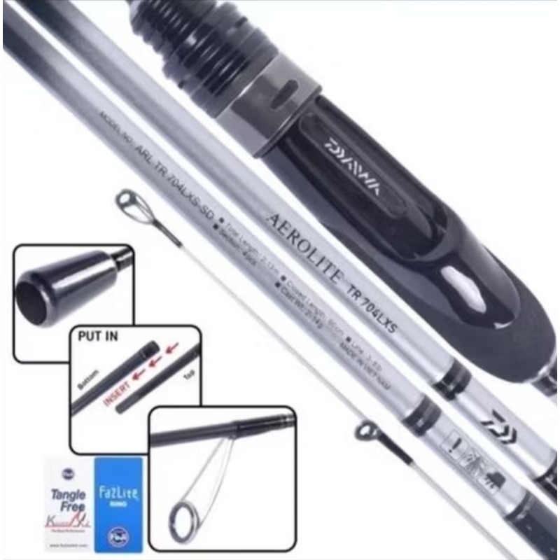 Jual Joran UL Daiwa AEROLITE | 652 ULXS | 704 LXS (Travel Rod) | Shopee Indonesia