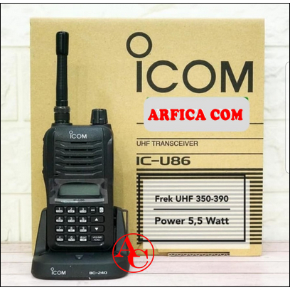 Jual JUAL HT ICOM IC U86L UHF 350 Mhz ORIGINAL ICOM IC U86 IC-U86L ORIGINAL GARANSI RESMI ...