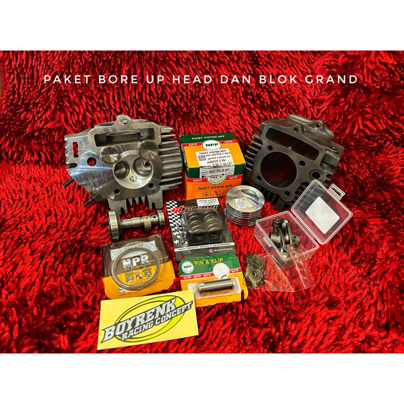 Jual PAKET BORE UP HEAD / KOP DAN BLOK SUPRA X / GRAND-BOYRENK RACING ...