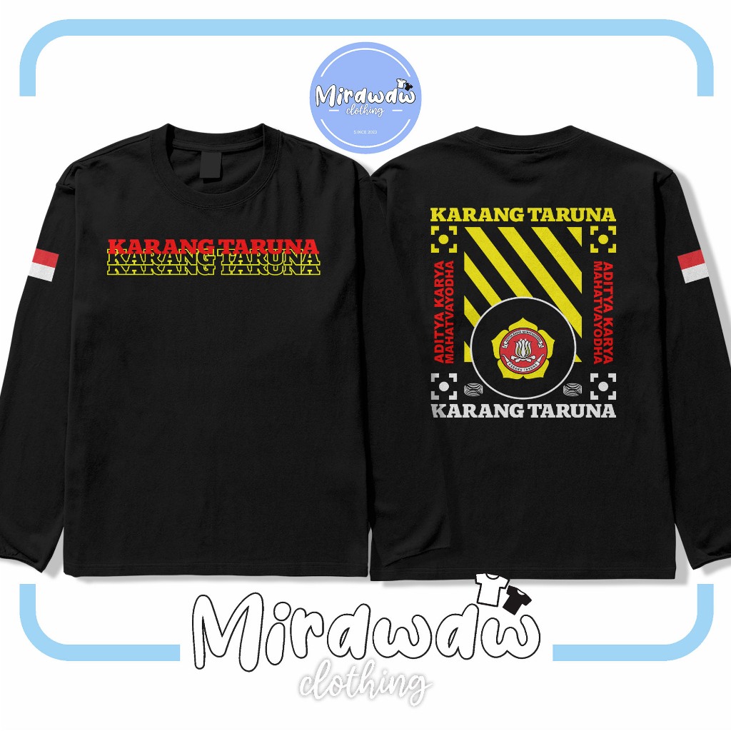 Jual Kaos Streetwear Karang Taruna Desain Keren Db Lengan Panjang Baju Distro | Shopee Indonesia