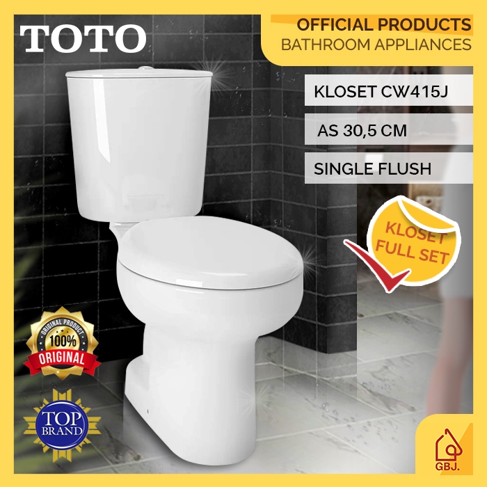 Jual KLOSET DUDUK TOTO CW415J / CW415 SW415JP / KLOSET DUDUK ORIGINAL ...