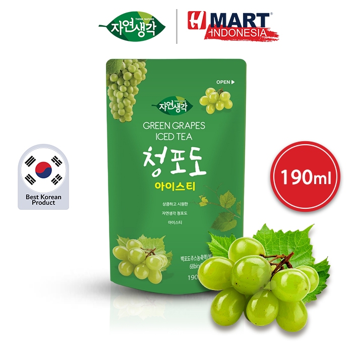 Jual THINK NATURE Green Grapes Iced Tea - Minuman Teh Rasa Buah Anggur ...