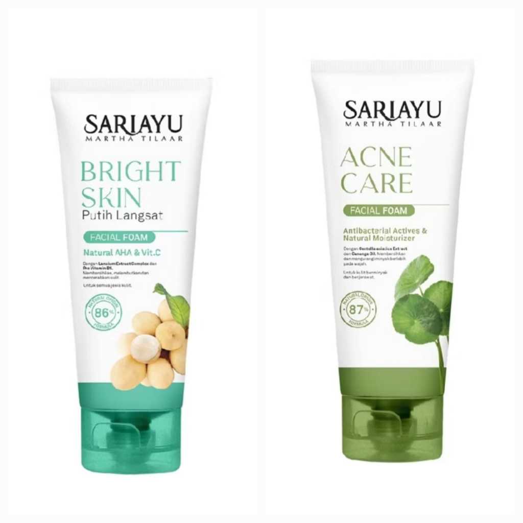 Jual SARIAYU FACIAL FOAM 75GR - SABUN CUCI MUKA SARIAYU ORIGINAL 100% ...