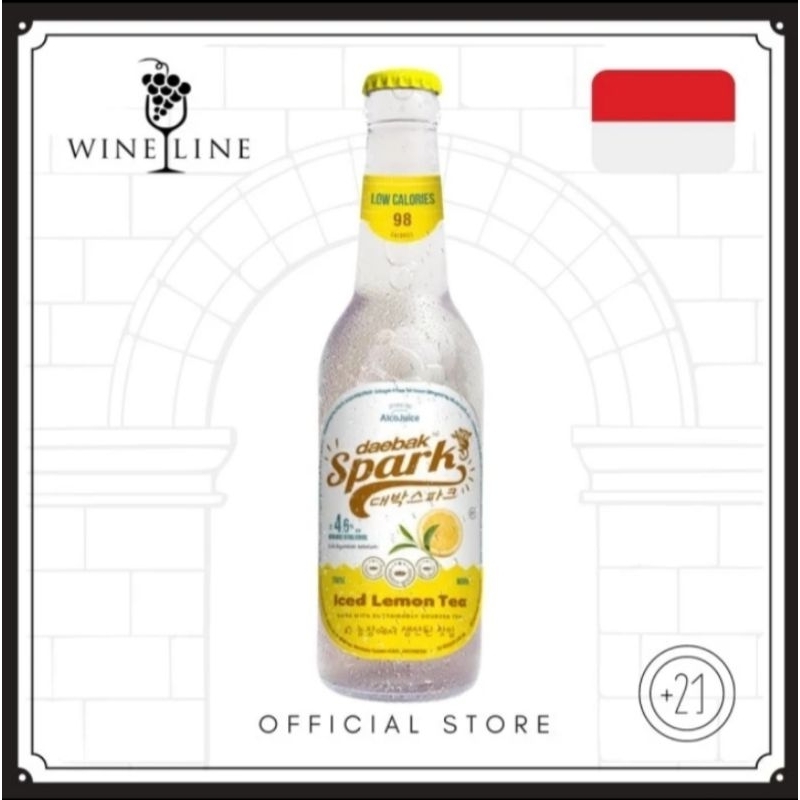 Jual LOKAL - DAEBAK Spark Alcojuice Ice Lemon Tea 330ml Beer Hard ...