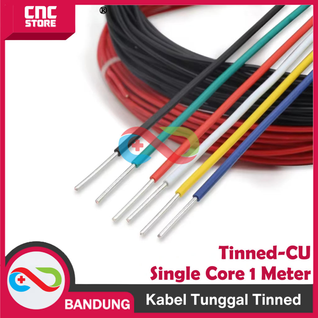 Jual KABEL TUNGGAL MINI WIRE SINGLE CORE TINNED CU PERMETER HITAM MERAH ...