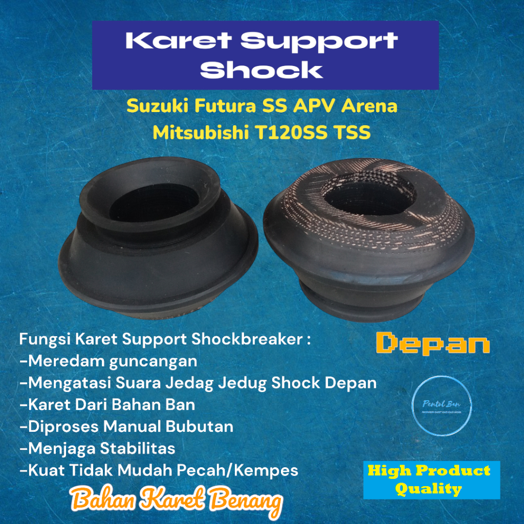 Jual Karet Support Shockbreaker APV,new carry Depan 1 set (2 pcs) Suzuki Futura SS APV Arena ...