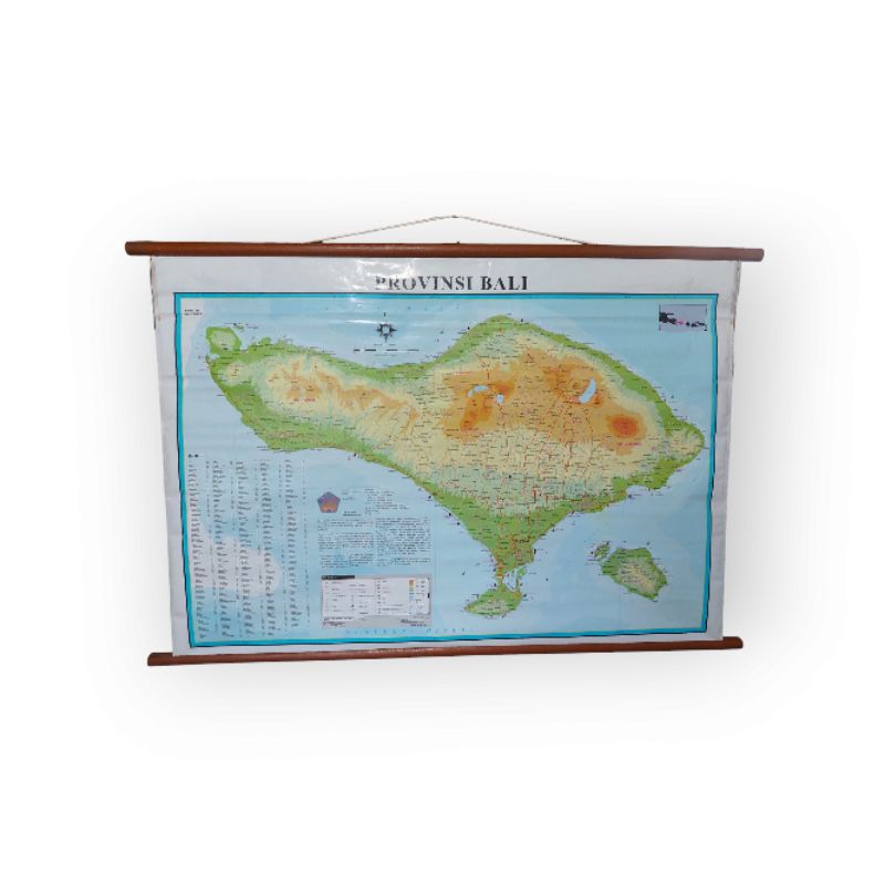 Jual Peta Provinsi Bali ukuran 109x79cm | Shopee Indonesia