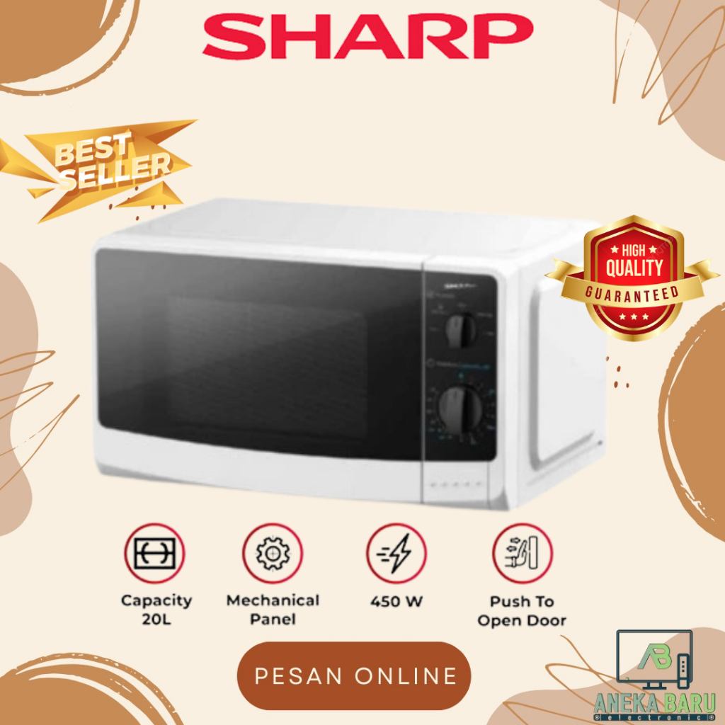 Jual Sharp Microwave Oven R-220MA-WH / R220MAWH / R 220 MA WH (20 Liter ...