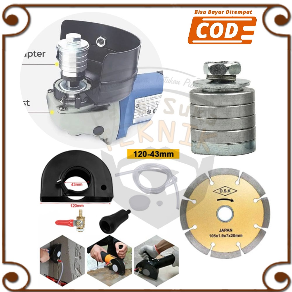 Jual Adaptor Gerinda Jadi Mesin Bobok Dinding Bata Beton Hebel Jalur ...