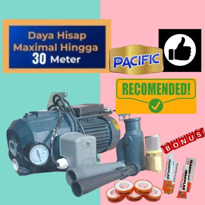 Jual Mesin pompa air jetpump National sumur dalam 30meter 250watt Otomatis jet pump 255 nasional ...