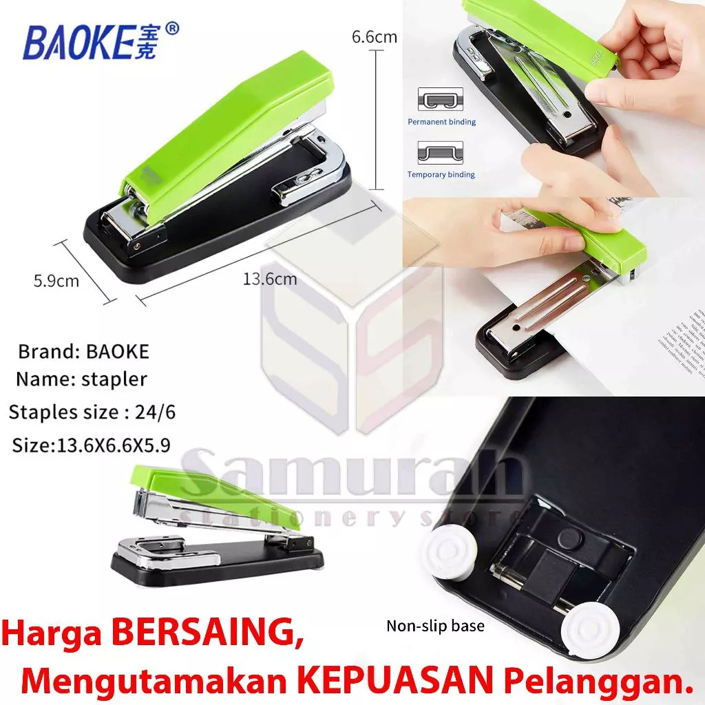 Jual Stapler Putar 360 / Alat Strapler Jilid Tengah Pakai isi no 3 ...