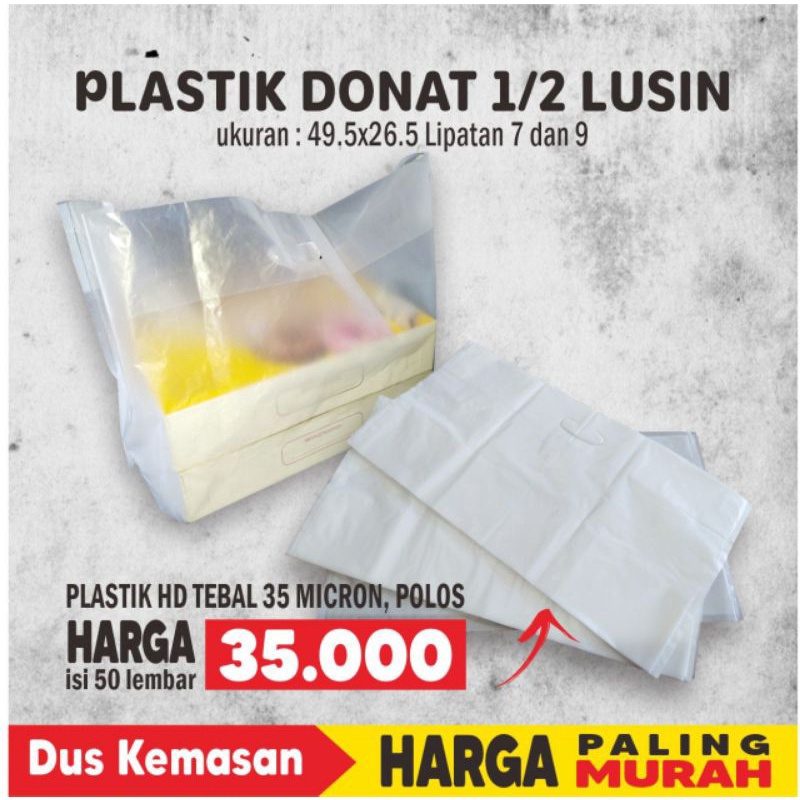 Jual Plastik Donat Polos 5 pcs | Shopee Indonesia