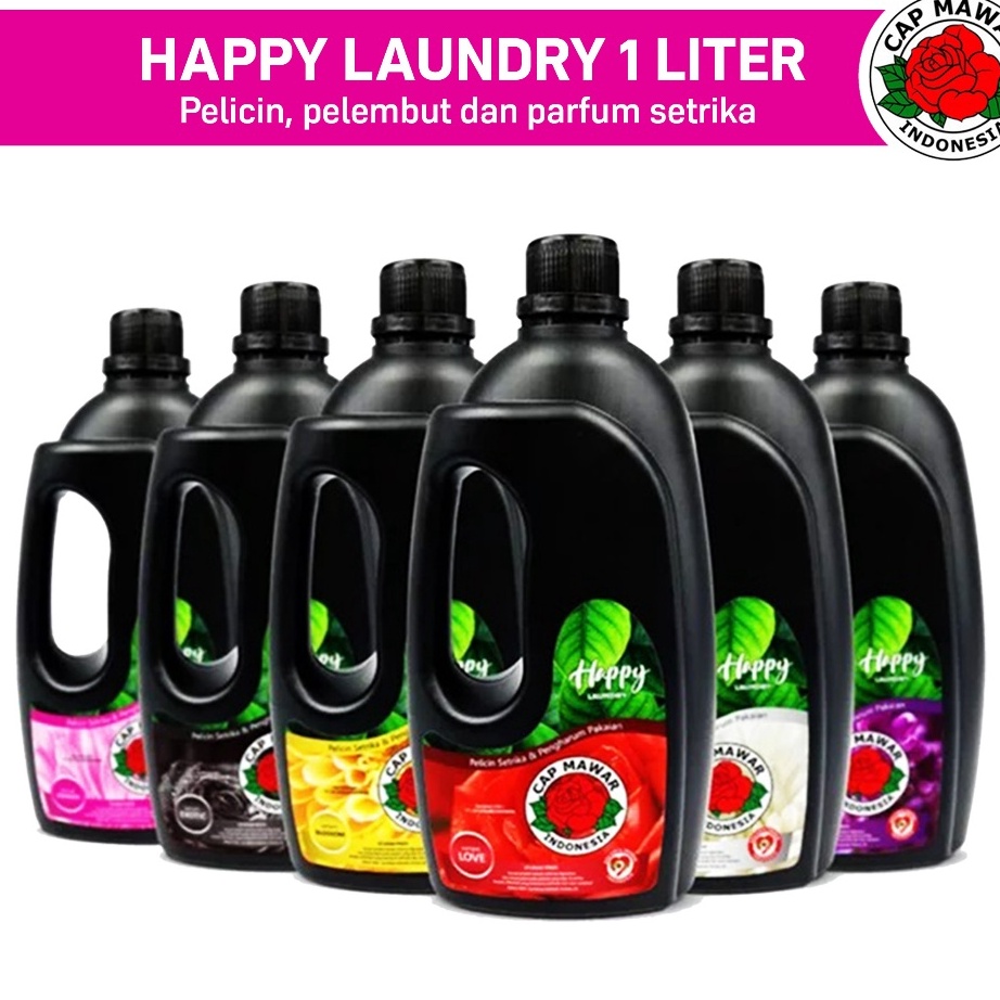 Jual Happy Laundry Pewangi Setrika dan Pelicin Setrika Pakaian Laundry ...