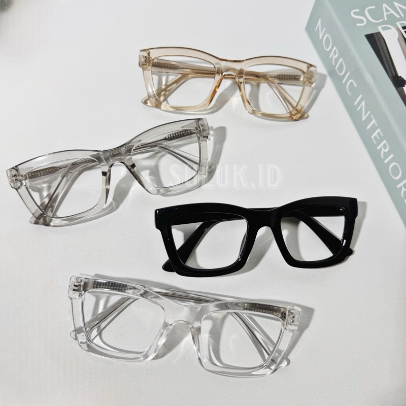 Jual Kacamata Frame WEGI01 Premium Skena Series Free Box dan Lap Lensa ...