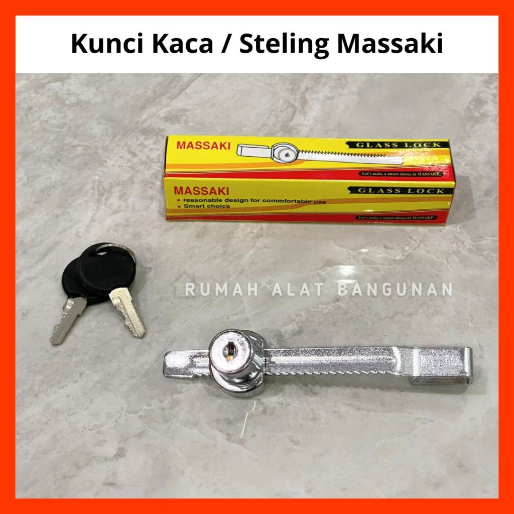 Jual Kunci Kaca Massaki Kunci Steling Kunci Pintu Kaca Geser | Shopee ...