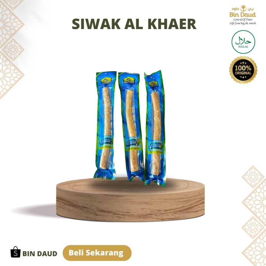 Jual SIWAK AL KHAIR Jumbo / Besar dan Panjang 8inch 19-20cm | Miswak ...
