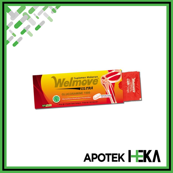 Jual Welmove Ultra Strip isi 5 Kaplet Glucosamine 1500 - Kesehatan ...