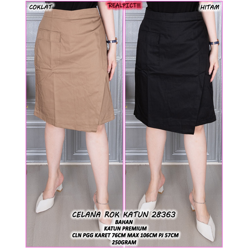 Jual CELANA ROK KATUN 28362 (READY STOK) | Shopee Indonesia