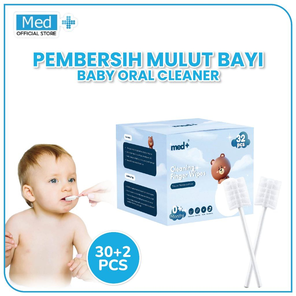 Jual Med+ Pembersih Mulut Bayi / Baby Mouth Cleaner / Baby Oral Cleaner ...