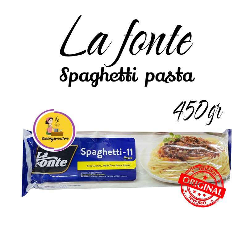 Jual La Fonte Pasta Spaghetti / Fettucini 450gr Halal | Shopee Indonesia