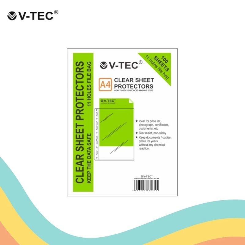 Jual (1 PACK) Sheet Protector A4 Vtec | Shopee Indonesia