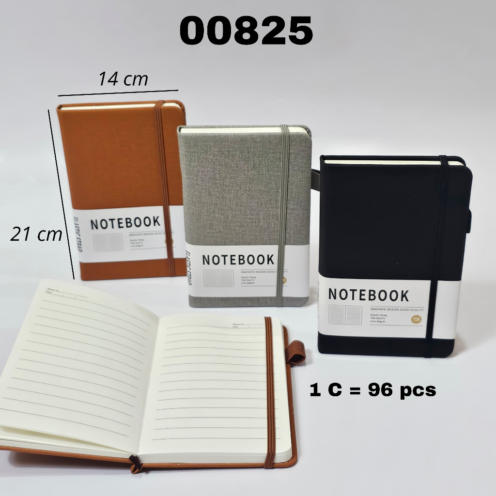 Jual Buku Notes Catatan Agenda A5 Tali Pembatas Buku + Lubang Pena ...