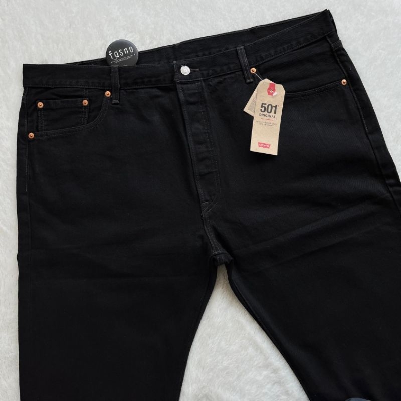Jual LVS 501 [ SOLID BLACK ] Basic Denim. ORIGINAL & NEW. | Shopee ...