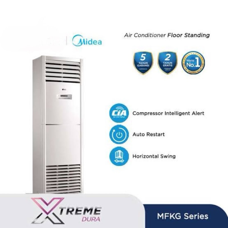 Jual AC Floor Standing MIDEA 2PK MFGB2-18CRN2 / MOUX-18CRN2 R-32 ...
