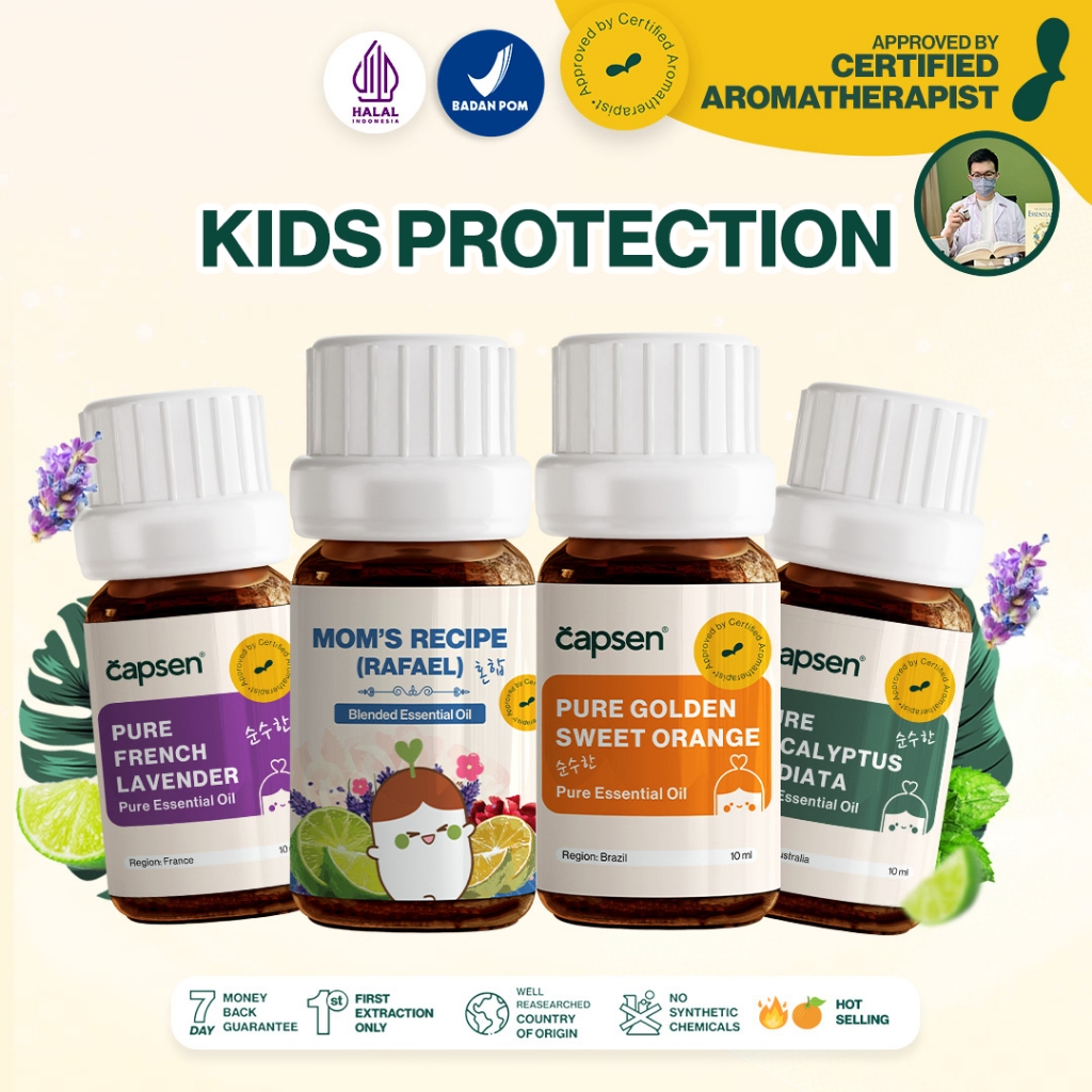 Jual CAPSEN 10ml Kids Protection Pure Essential Oil 100% Murni ...
