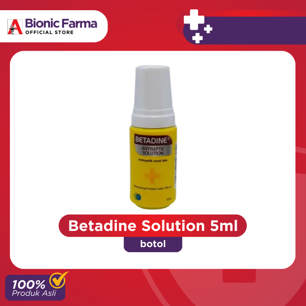 Jual Betadine Solution (Per Botol) | Shopee Indonesia