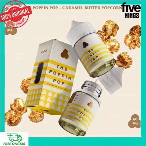 Jual liquid The Poppin Pop Caramel Butter Popcorn 60ml | Shopee Indonesia