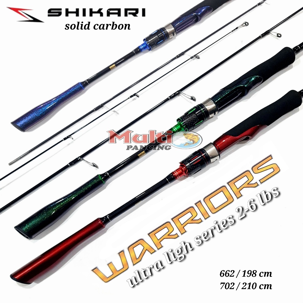 Jual joran shikari WARRIORS solid carbon | Shopee Indonesia