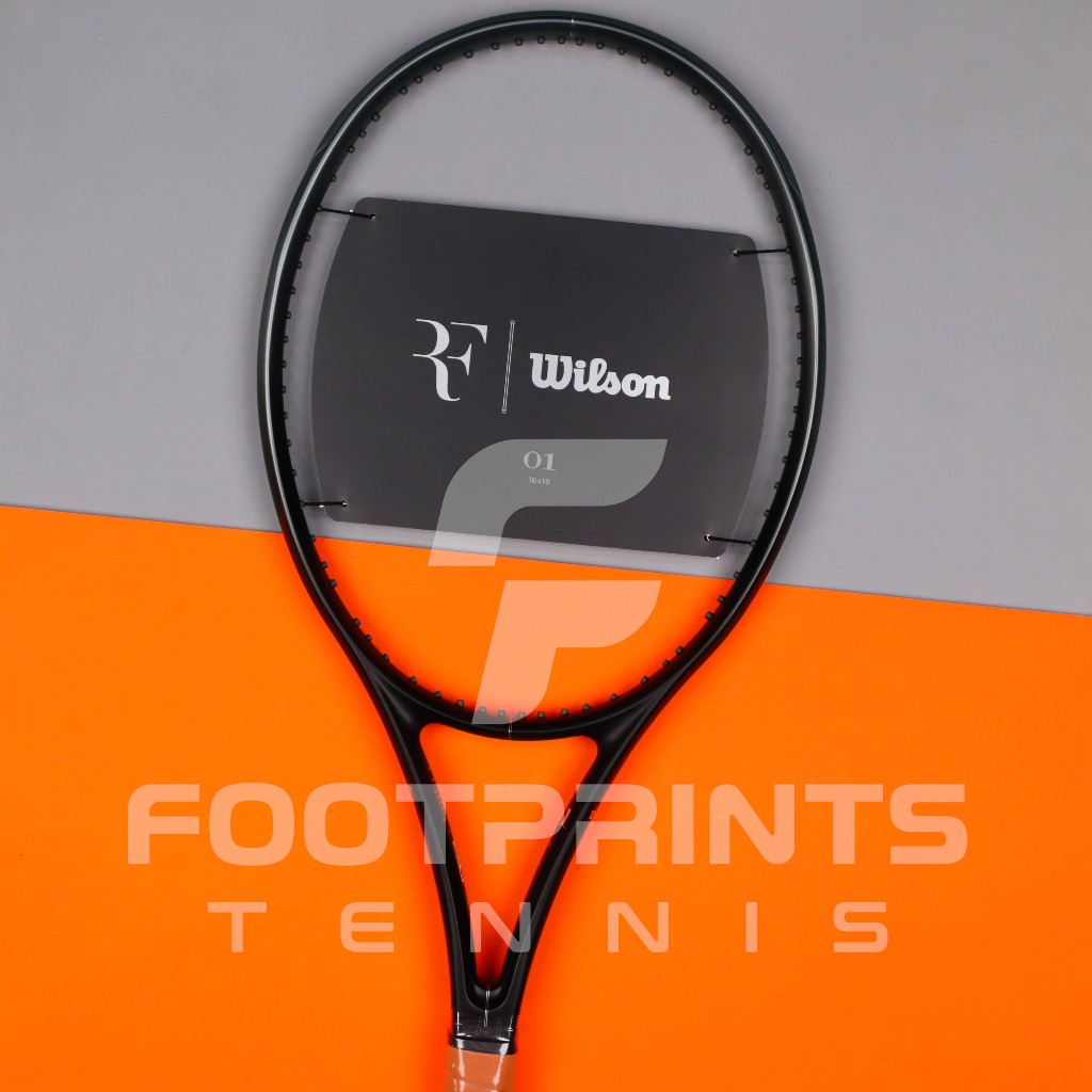 Jual Raket Tenis Wilson RF 01 98 Black 2024 Roger Federer Tennis Racket ...
