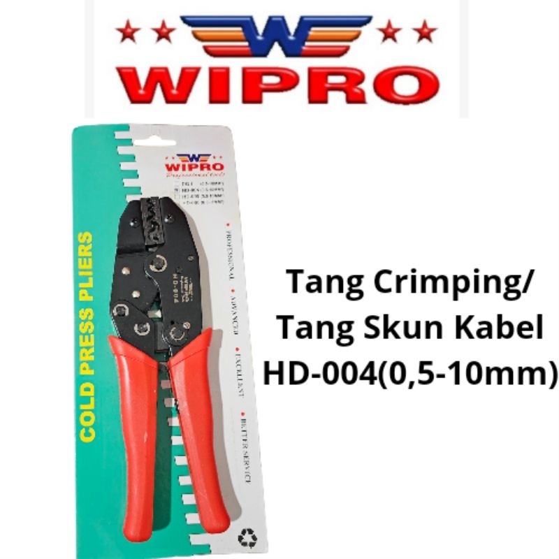 Jual JHTeknik Tang Crimping Wipro HD-004/Tang Skun Manual WIPRO 0,5 ...