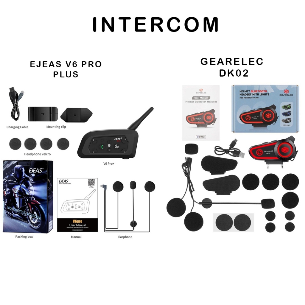 Jual INTERCOM GEARELEC DK02 & EJEAS V6 PRO+ PLUS (READY STOCK) | Shopee ...