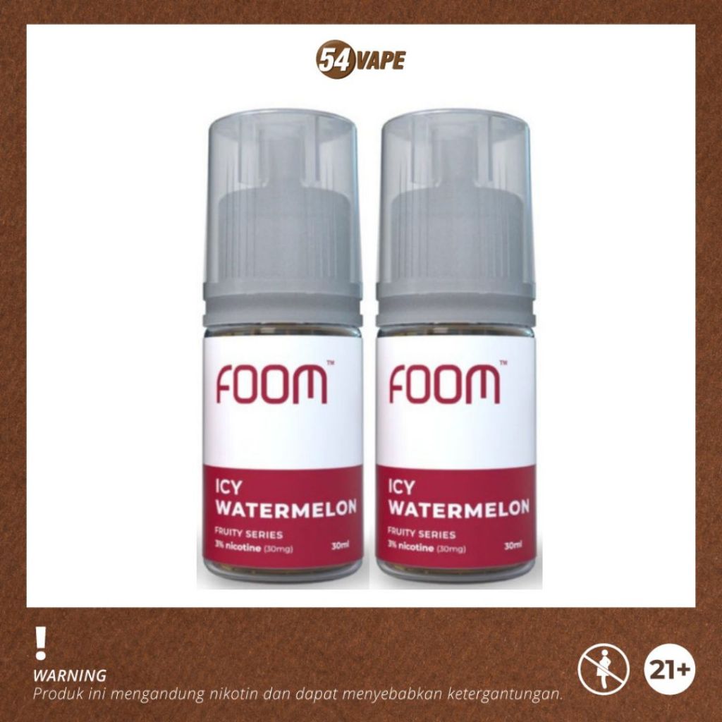 Jual Bundles FOOM Icy Watermelon 30ml 30mg 2 PCS | Shopee Indonesia
