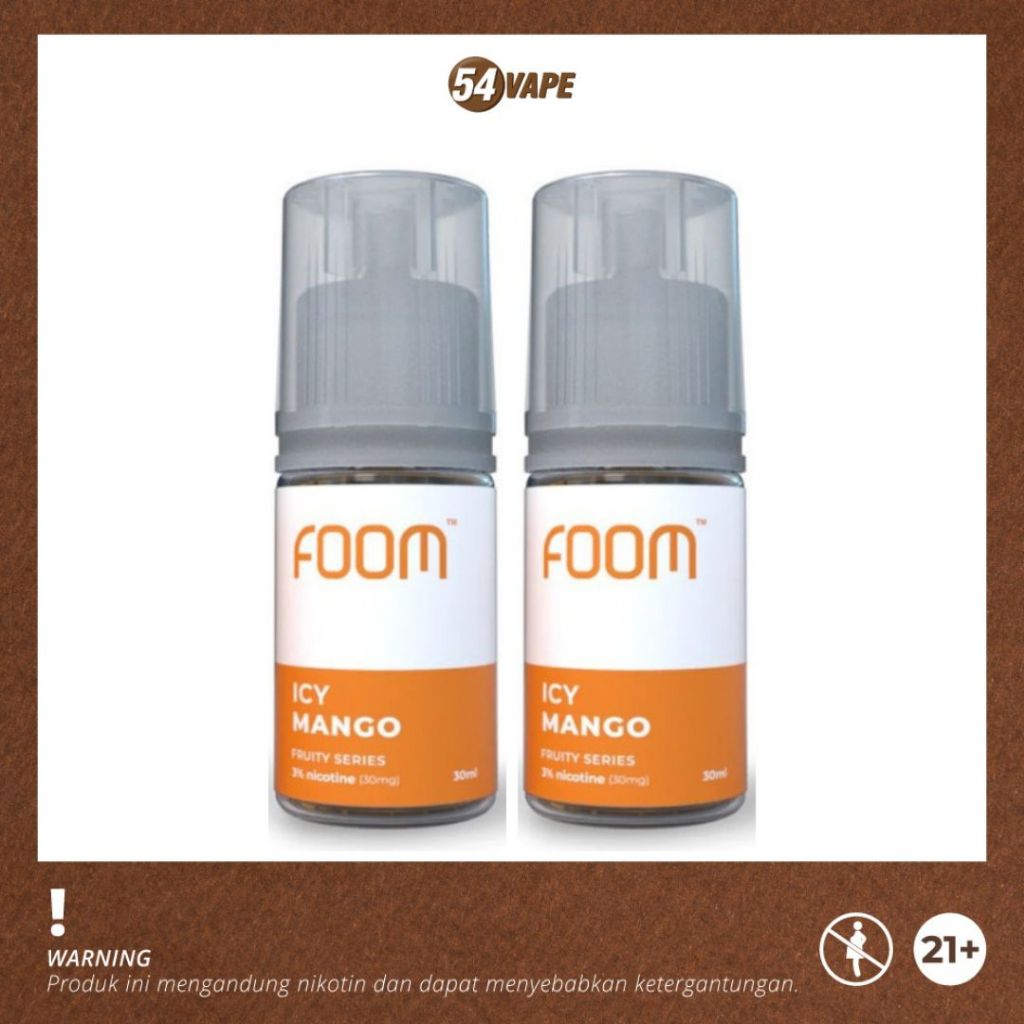 Jual Bundles FOOM Icy Mango 30ml 30mg 2 PCS | Shopee Indonesia