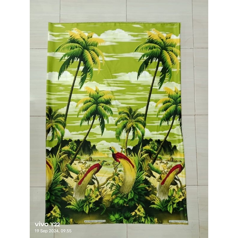 Jual NON COD - Kain Batik Papua Bahan Tisu Per meter | Shopee Indonesia
