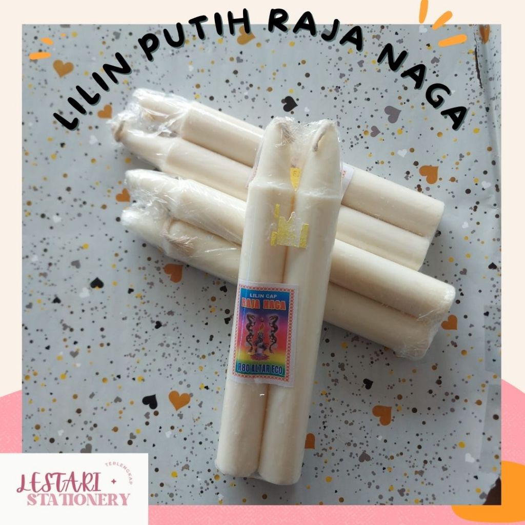 Jual Lilin Putih Besar | Lilin Raja Naga R80 | Lilin Besar | Lestari ...