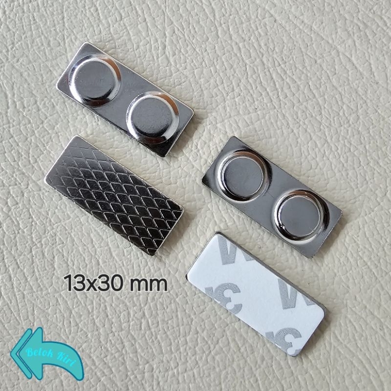 Jual Magnet Nama Dada Magnet Papan Nama Magnet Pin Lencana 13mm x 30mm ...